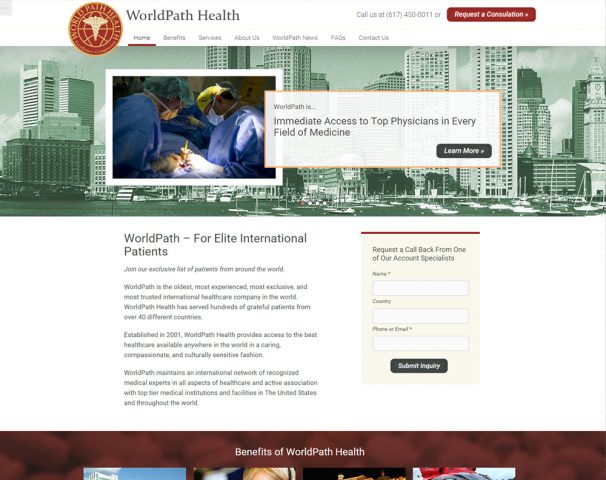 WorldPath Health - Stellar Web Studios